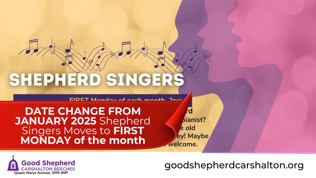 Shepherd Singers moves date in January – Church of the Good Shepherd ...